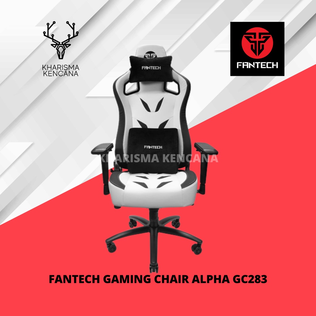 Jual GAMING CHAIR Fantech ALPHA GC283 WHITE PREMIUM GEAR | Shopee Indonesia