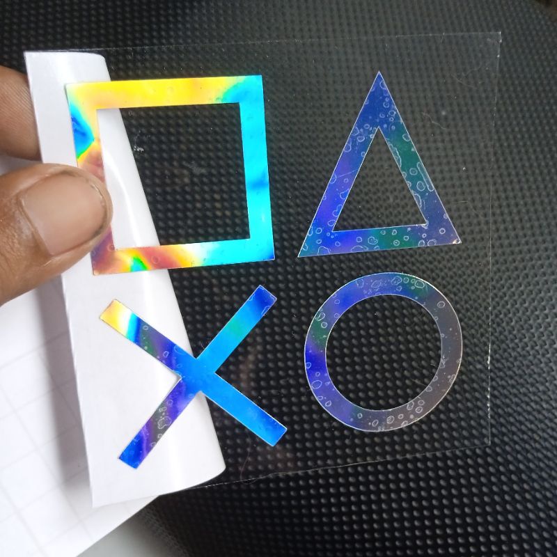 Jual stiker logo tombol playstation sticker cutting mobil laptop ...