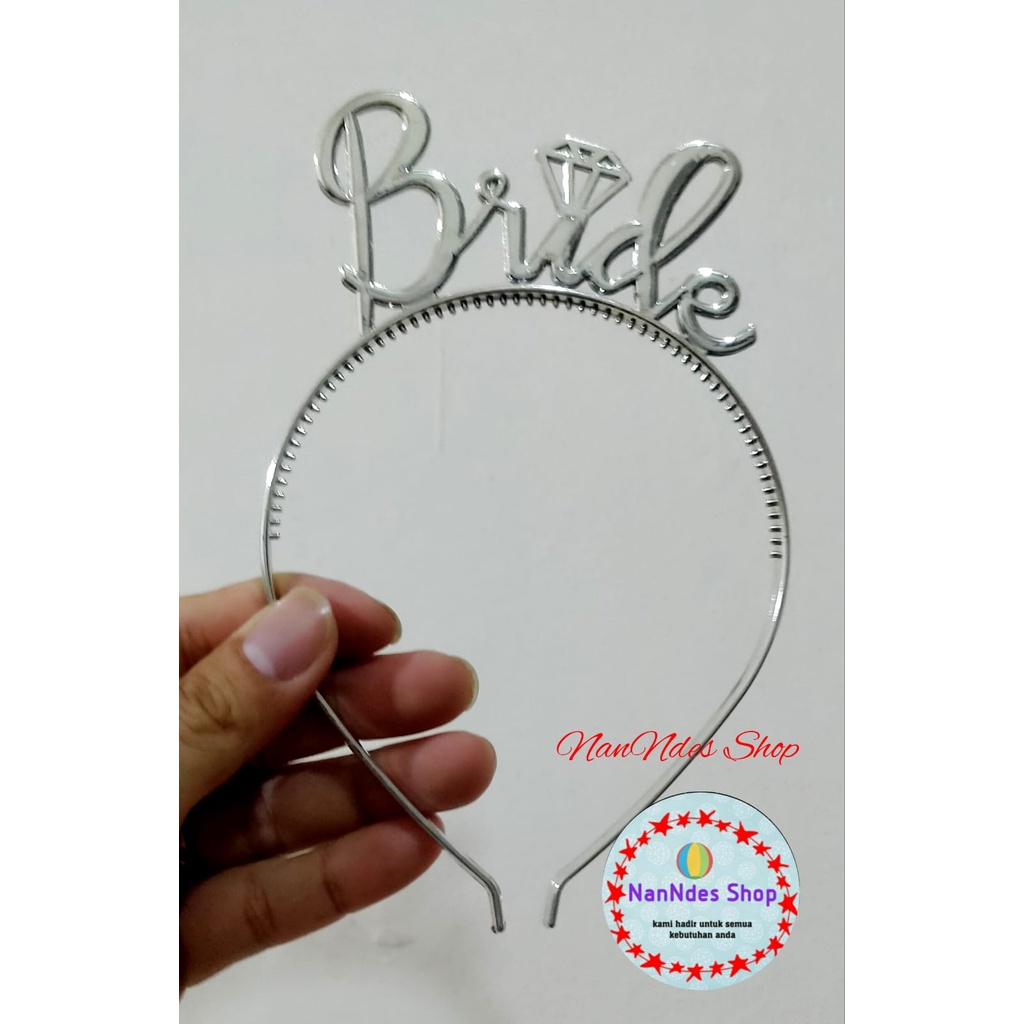 Jual Bando Bride to be / Head Band Bride / bandana Bridal Shower ...