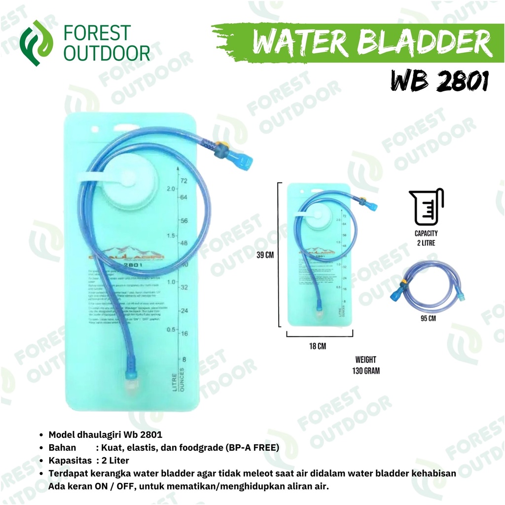 Jual Water bladder kapasitas 2 Liter WB-2801 - water blader - water ...