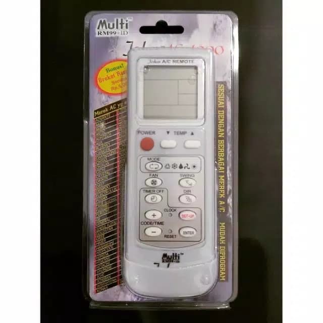 Jual REMOTE REMOT AC MULTI/UNIVERSAL JOKER | Shopee Indonesia