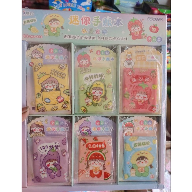 Jual Sticky Notes Mini karakter Momo kartun Korea/ notes mini isi 4pcs ...