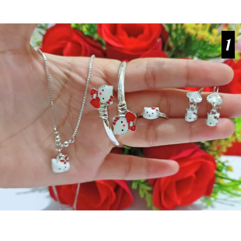 Jual Produk Anti Galau Set Anak Benggel hello kitty lengkap(COD ...
