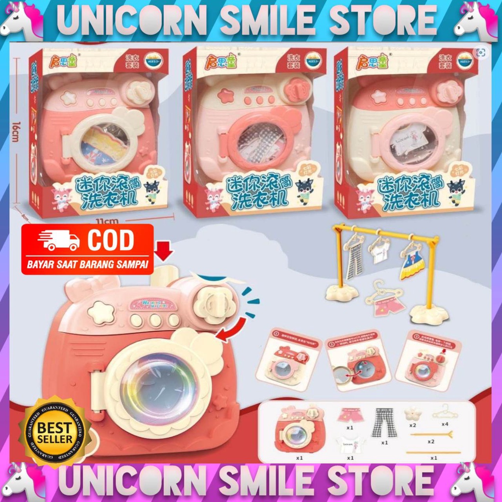 Jual MAINAN ANAK MESIN CUCI WASHING MACHINE / MESIN CUCI CANTIK SS 1565 ...