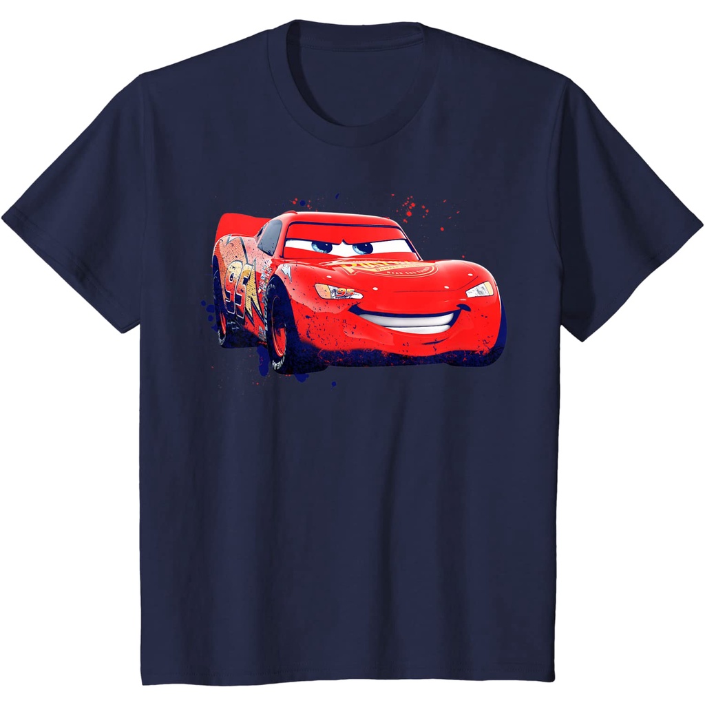 Jual Kaos anak Disney Pixar Cars Lightning McQueen Paint Drifting ...