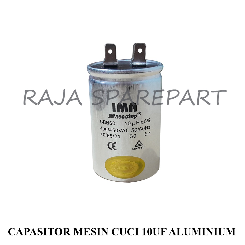 Jual C10B Capasitor Mesin Cuci Single 10UF ALUMUNIUM (PENGIRIMAN HANYA PULAU JAWA) | Shopee ...