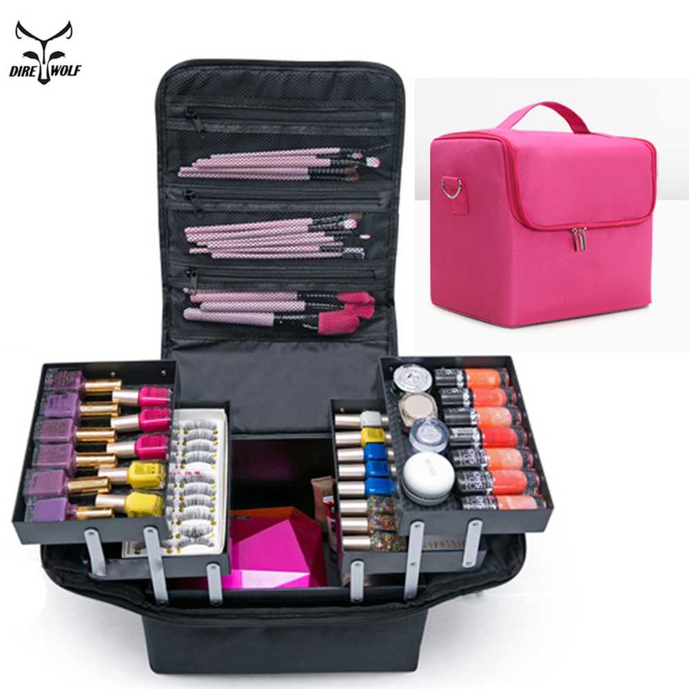 Jual Tas Organizer Make Up Rak Perhiasan Wanita Tempat Peralatan Makeup Bag Rias MUA Pengantin ...