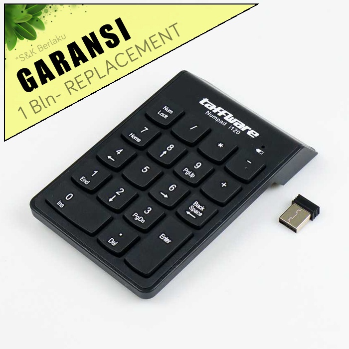 Jual [COD] Keypad Numeric Wireless 24GHz 10 Meter Keyboard Angka Mini Kasir Komputer Laptop Plug ...