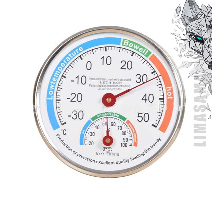 Jual [COD] Digital Anymeter Analog Thermometer Hygrometer Temperature ...