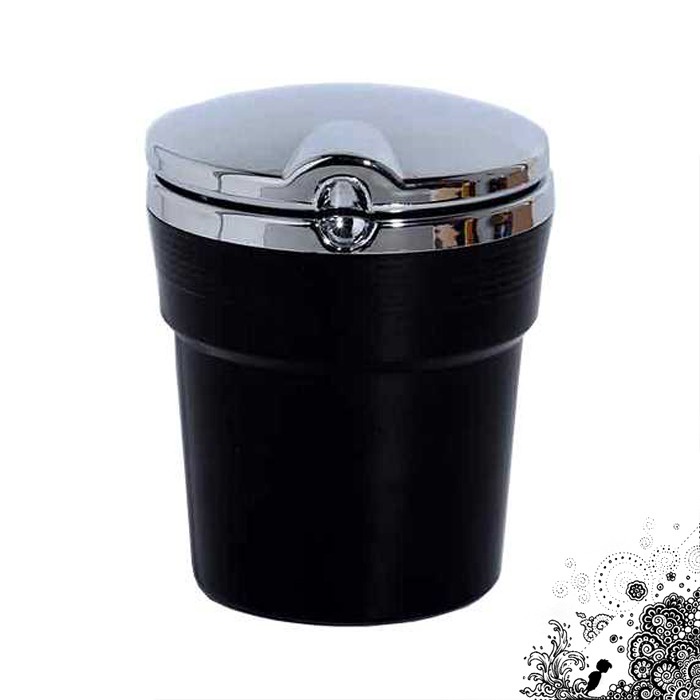 Jual Wadah Mini Tray Asbak Mobil Lampu LED Tempat Sampah Abu Puntung ...