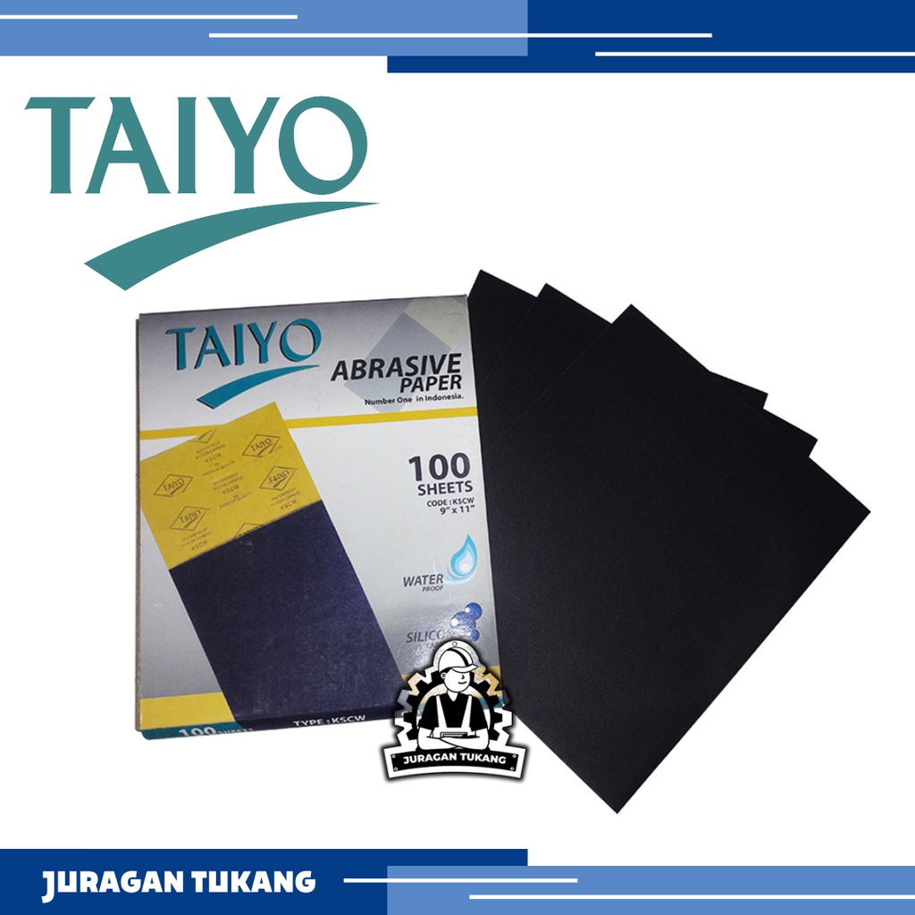 Jual Kertas Amplas Cat Duco TAIYO KSCW-SS Waterproff SandPaper | Shopee ...