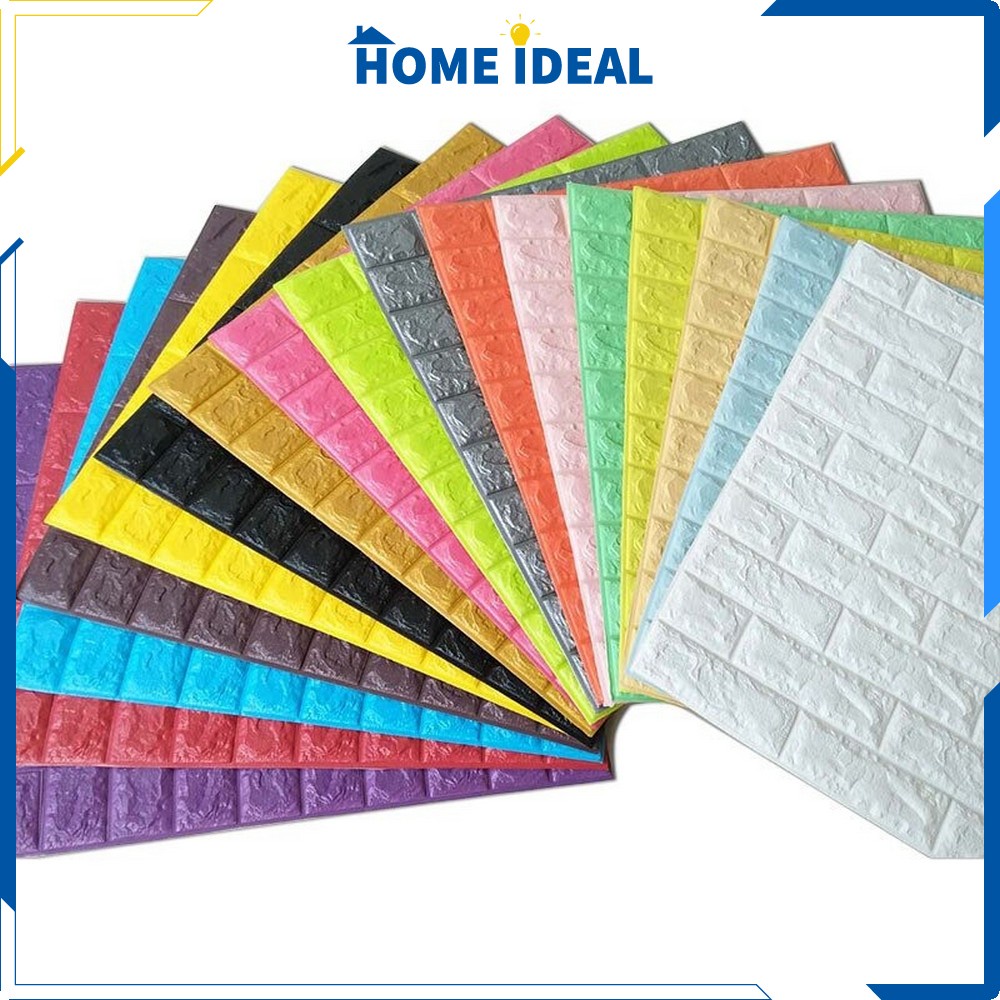 Jual Wallpaper Dinding Foam 3D Kecil Motif Batu Bata Multifungsi ...