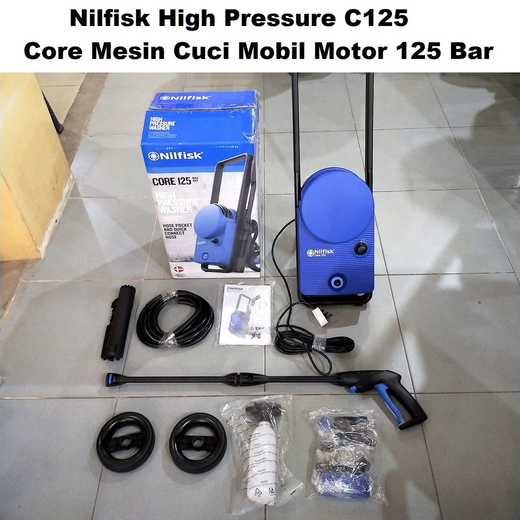 Jual Nilfisk High Pressure Washer C125 Core Mesin Cuci Mobil Motor 125 ...