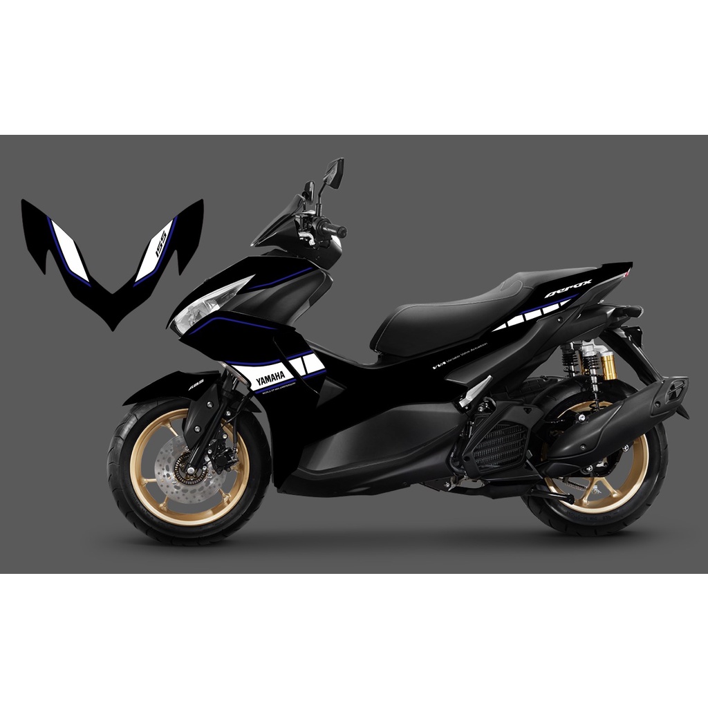 Jual STRIPING STICKER ALL NEW AEROX CONNECTED NVX 155 WORLD GP 60TH ...