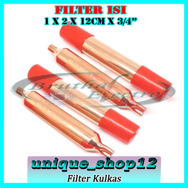 Jual Filter Isi 1x2 Filter Isi Kulkas, 12cm Diameter 3/4 Filter Freezer ...