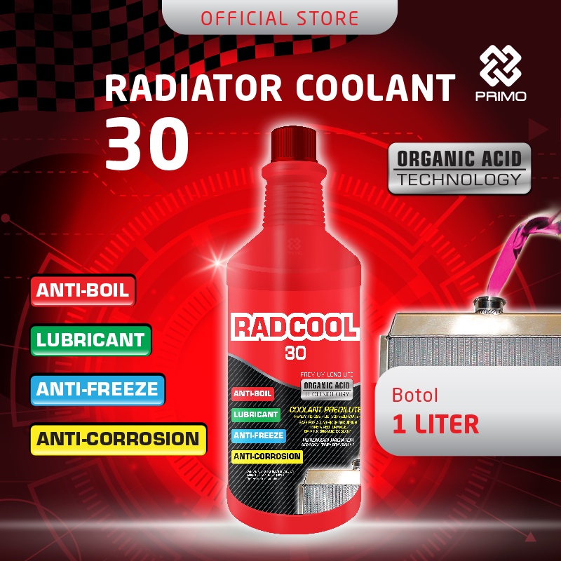 Jual Radiator Coolant PRIMO Rad Cool 30 Ready To Use 1 L | Shopee Indonesia