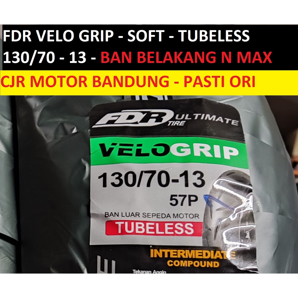 Jual FDR VELOGRIP 130/70 ring 13 Ban BELAKANG Soft Motor NMAX N MAX ...