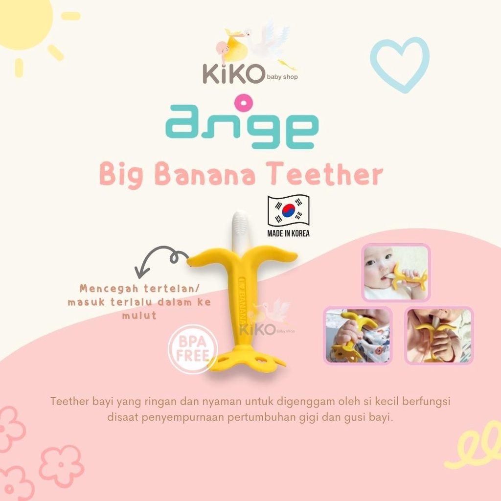 Jual Ange Big Banana Teether - Gigitan Bayi | Shopee Indonesia