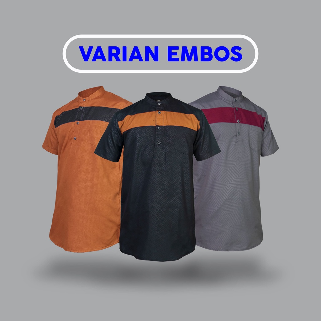 Jual Khaf97 Kurta Pria Lengan Pendek Gamis Pria " Ejaz " Gabungan ...