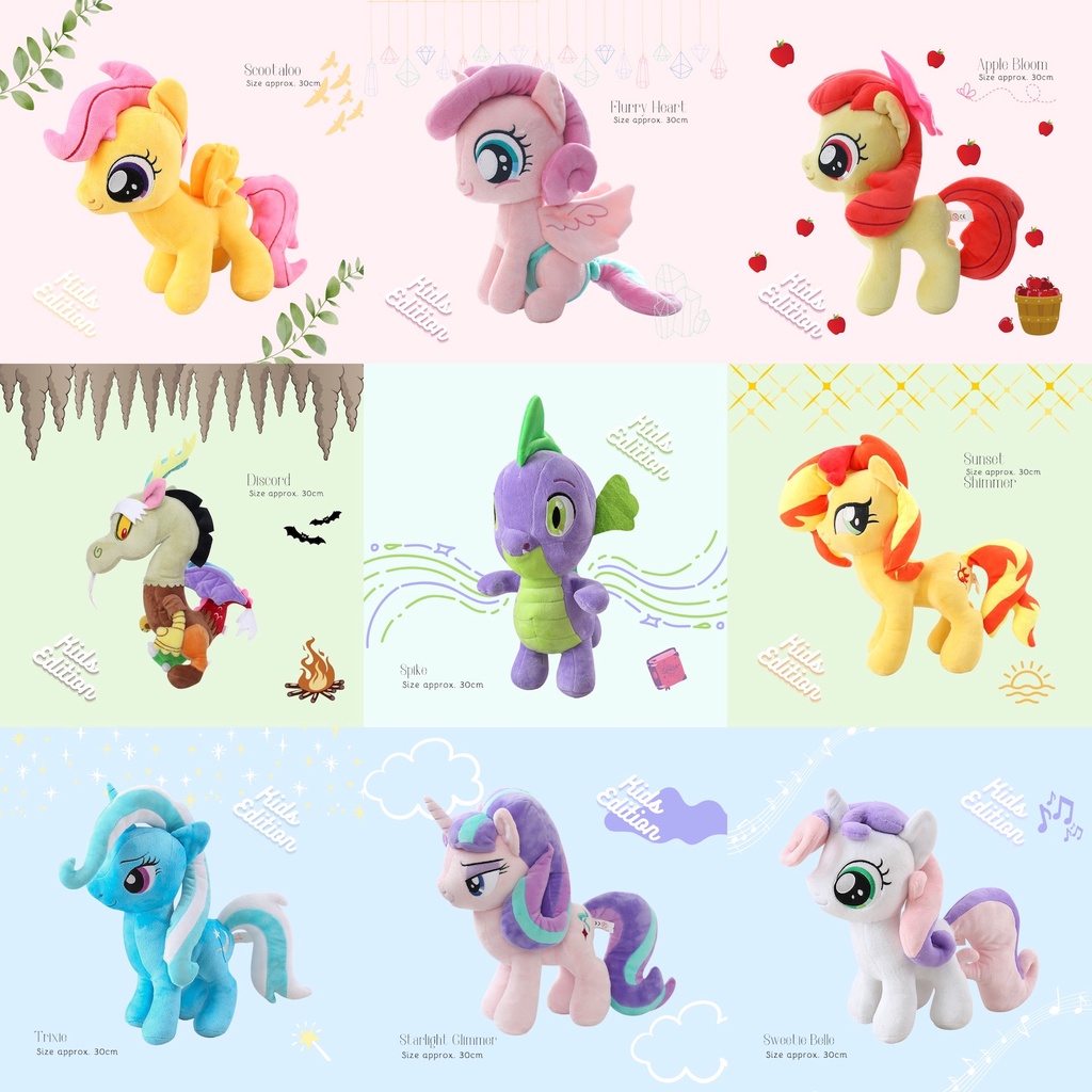 Jual BALMUTLUCU | Boneka My Little Pony MLP Happy Kids Edition BEST ...