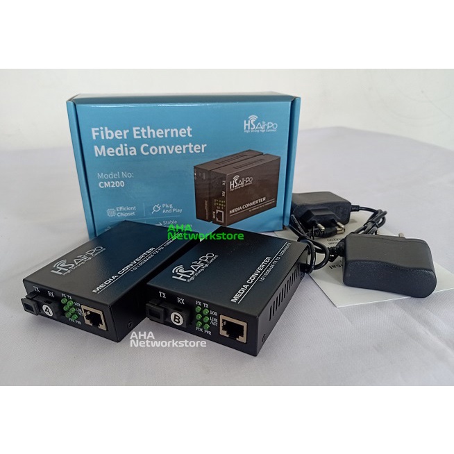 Jual HSairpo CM200 Converter FO 1FO 1ETH 10/100Mbps HSairpo CM200 ...