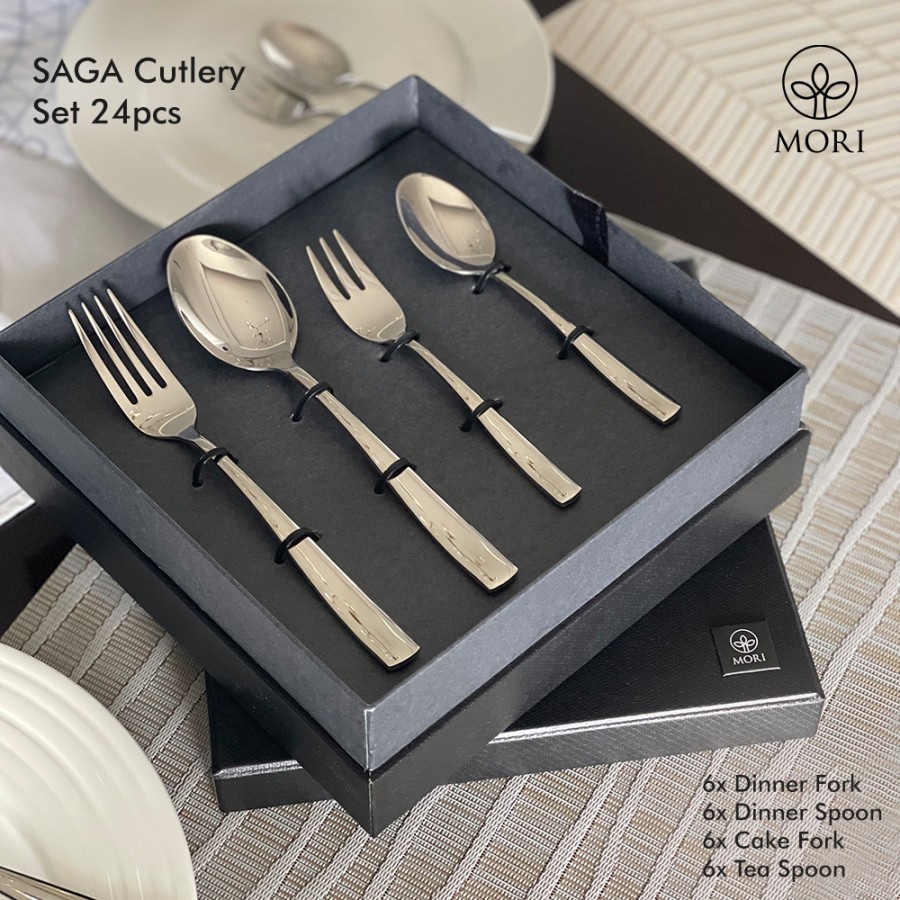 Jual Cutlery Set/ Sendok Set Gift Box Stainless Steel Premium 24pcs ...