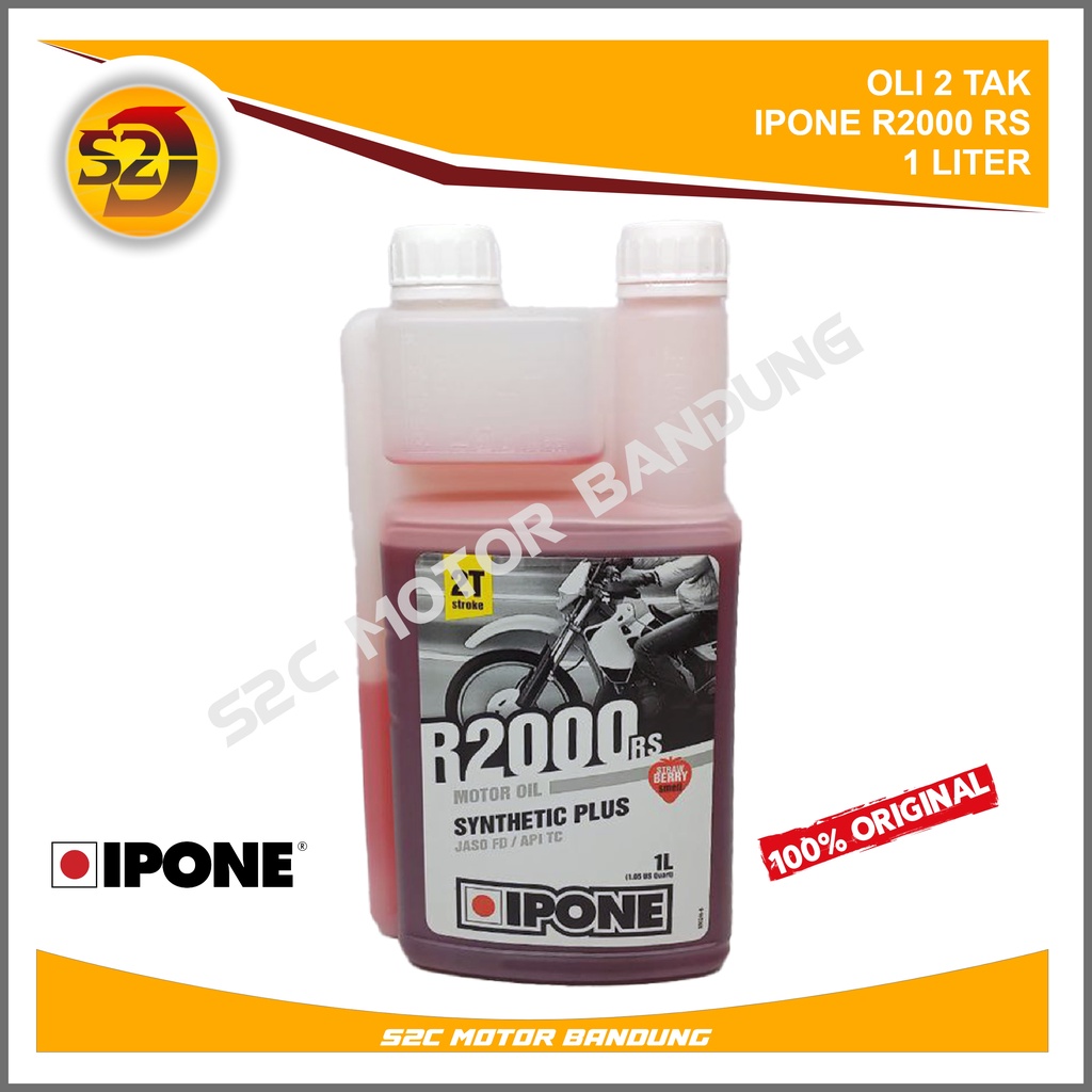 Jual OLI SAMPING IPONE STRAWBERRY R2000 RS 1 LITER 2 STROKE 2 TAK ...