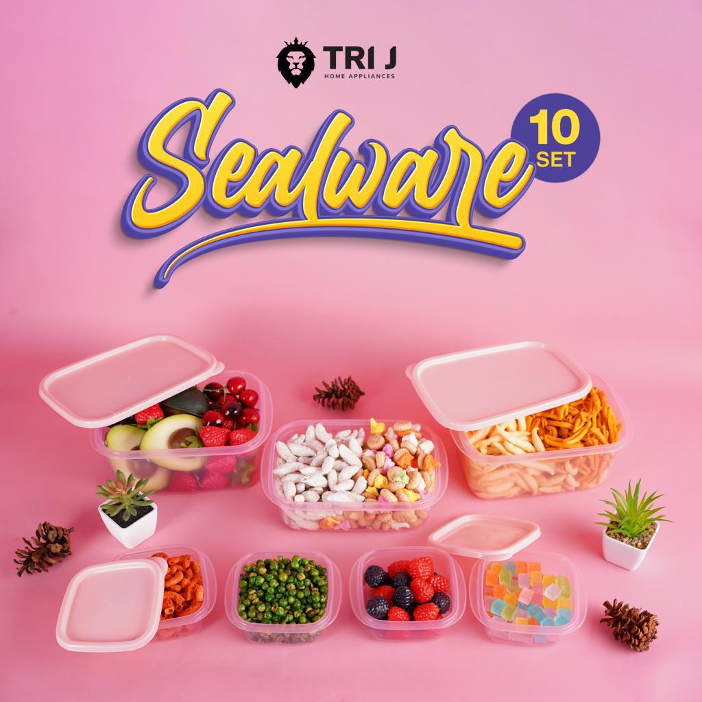 Jual TOPLES SEALWARE TRI J WARNA SET ISI 10 PCS - TOPLES PLASTIK ...