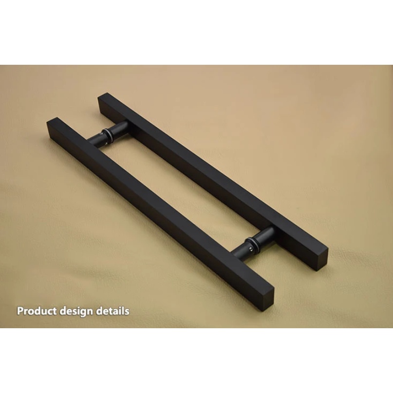 Jual Handle Pintu stainless Steel Panjang 70 cm Hitam Handle H Kotak ...