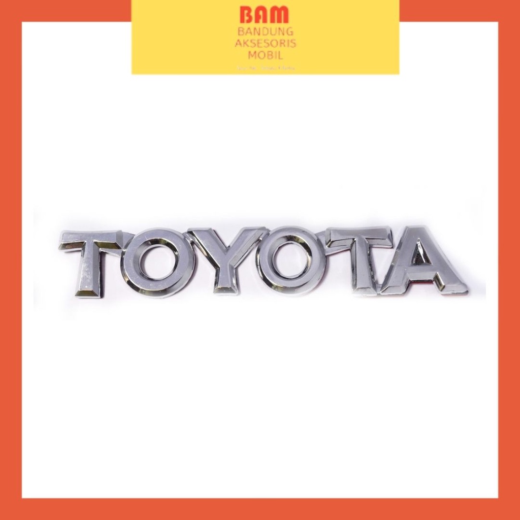 Jual Emblem Tulisan Mobil Toyota Besar | Shopee Indonesia