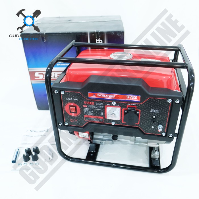 Jual Genset Bensin Kapasitas 1000 Watt 5 HP SF2800 STRETFORD / Genset ...