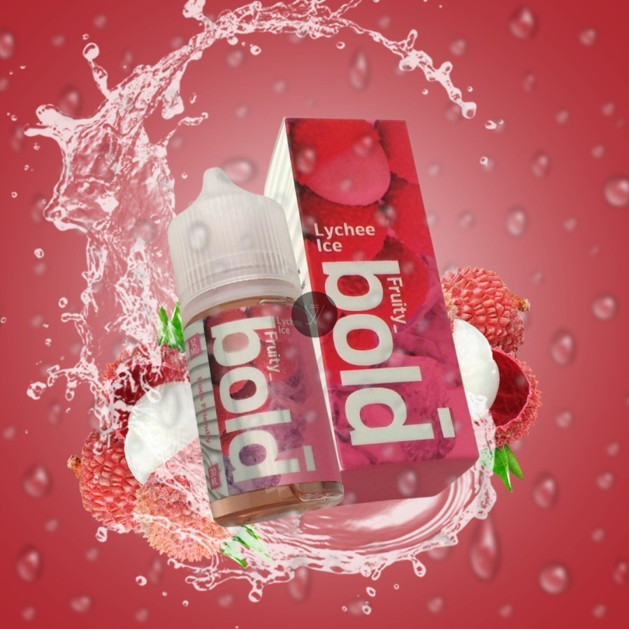 Jual LIQUID FRUITY BOLD LYCHEE ICE 30ML 12MG | Shopee Indonesia