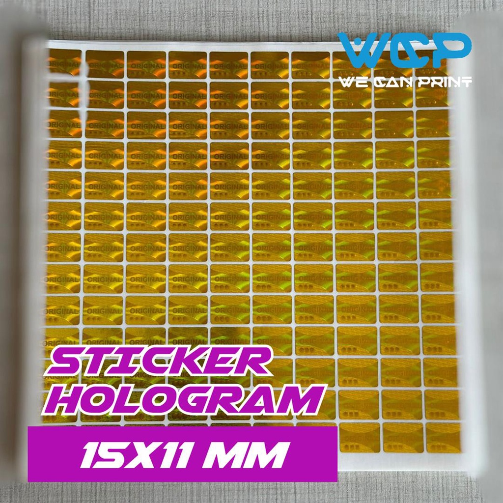 Jual Sticker Hologram Original 4S / Sticker Segel Hologram 15x11 mm isi 130 PCS | Shopee Indonesia