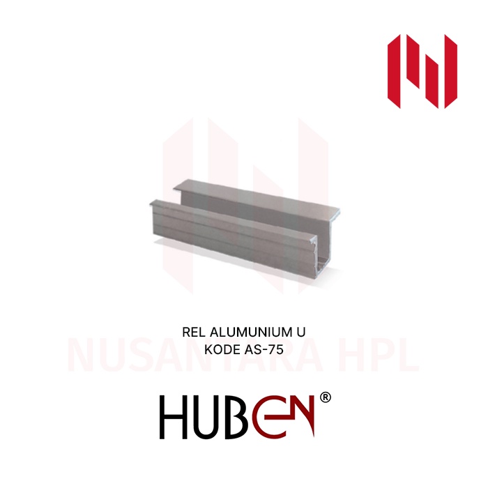 Jual HUBEN Rel Sliding Door Pintu Geser U- AS-75 | Shopee Indonesia