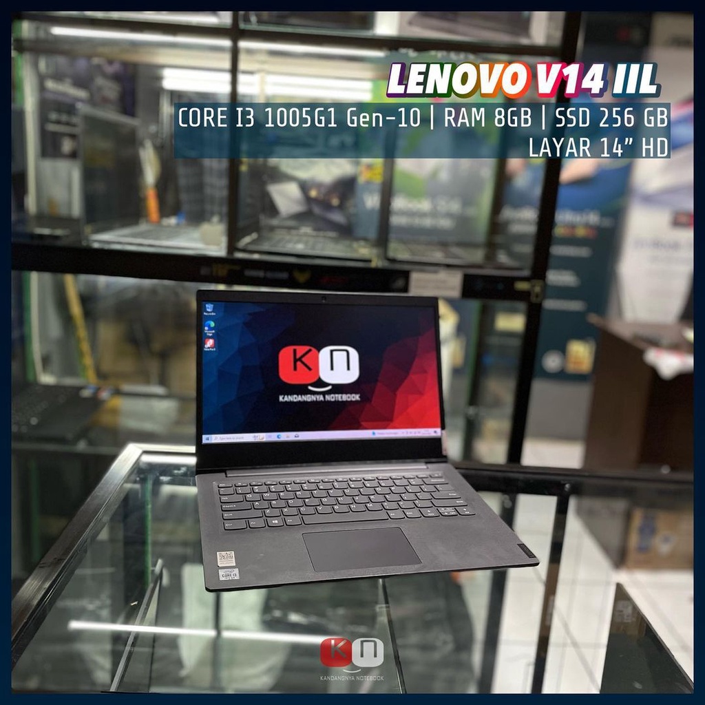 Jual LENOVO V14-IIL CORE i3 1005g1 GEN 10 RAM 8GB SSD 256GB GREY DOFF | Shopee Indonesia