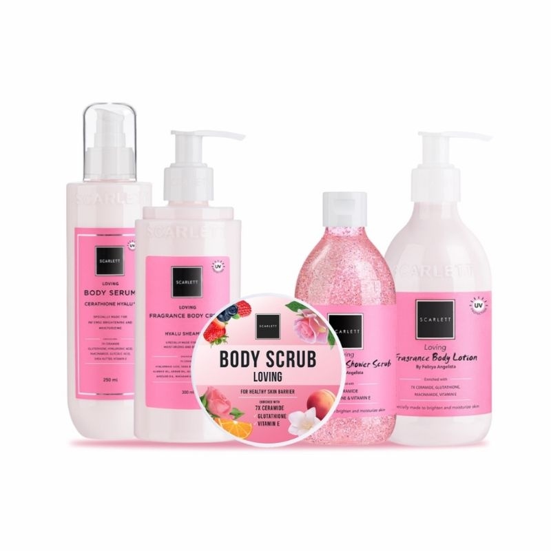 Jual Scarlett Whitening Loving BPOM 100% ORIGINAL Series Body Lotion ...
