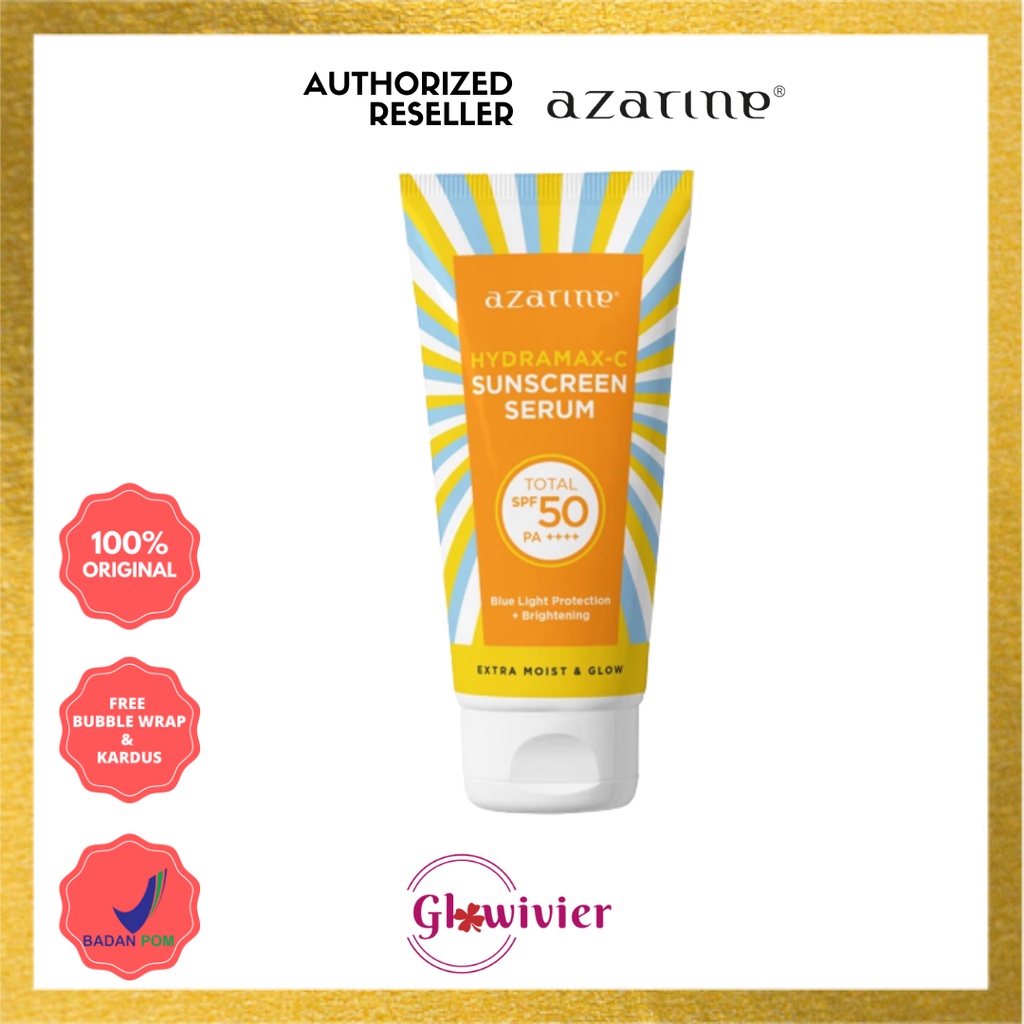 Jual AZARINE Hydramax-C Sunscreen Serum SPF50 PA++++ 40ml | Shopee ...