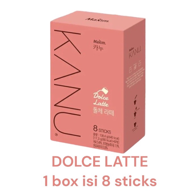 Jual MAXIM KANU COFFEE | TIRAMISU - VANILA - DOLCE - DECAF LATTE | KOPI ...