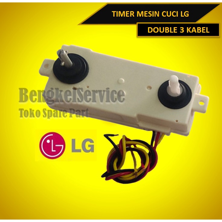 Jual Timer Mesin Cuci Wash LG Double 3 Kabel 2 Tabung / Timer Pencuci ...