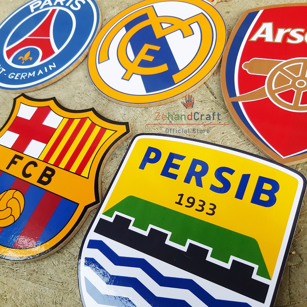 Jual Zehandcraft - Dekorasi Dinding Timbul Logo Sepak Bola / Klub Sepak ...