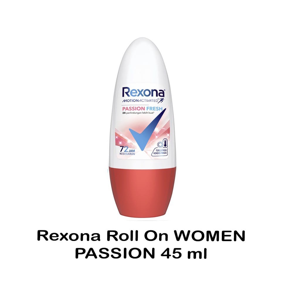 Jual Rexona Men & Women Deodorant Roll On 72 Jam Kesegaran - 45Ml | Shopee Indonesia