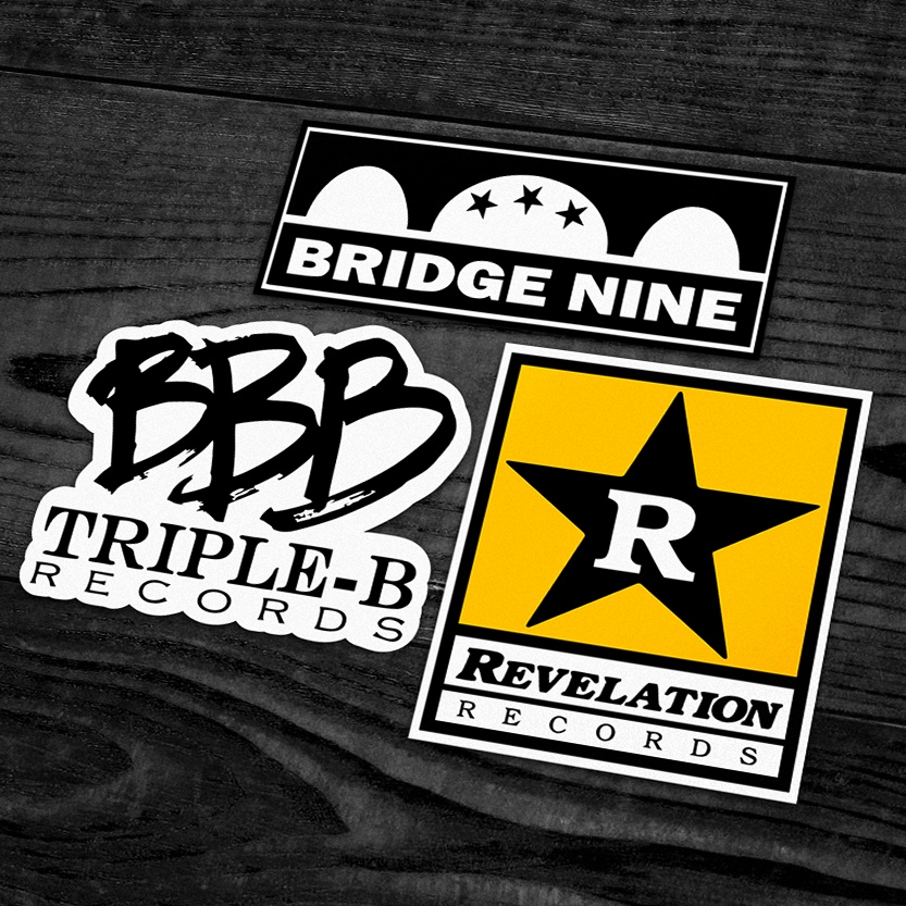 Jual Sticker Revelation Records / Bridge Nine Records / Triple B ...
