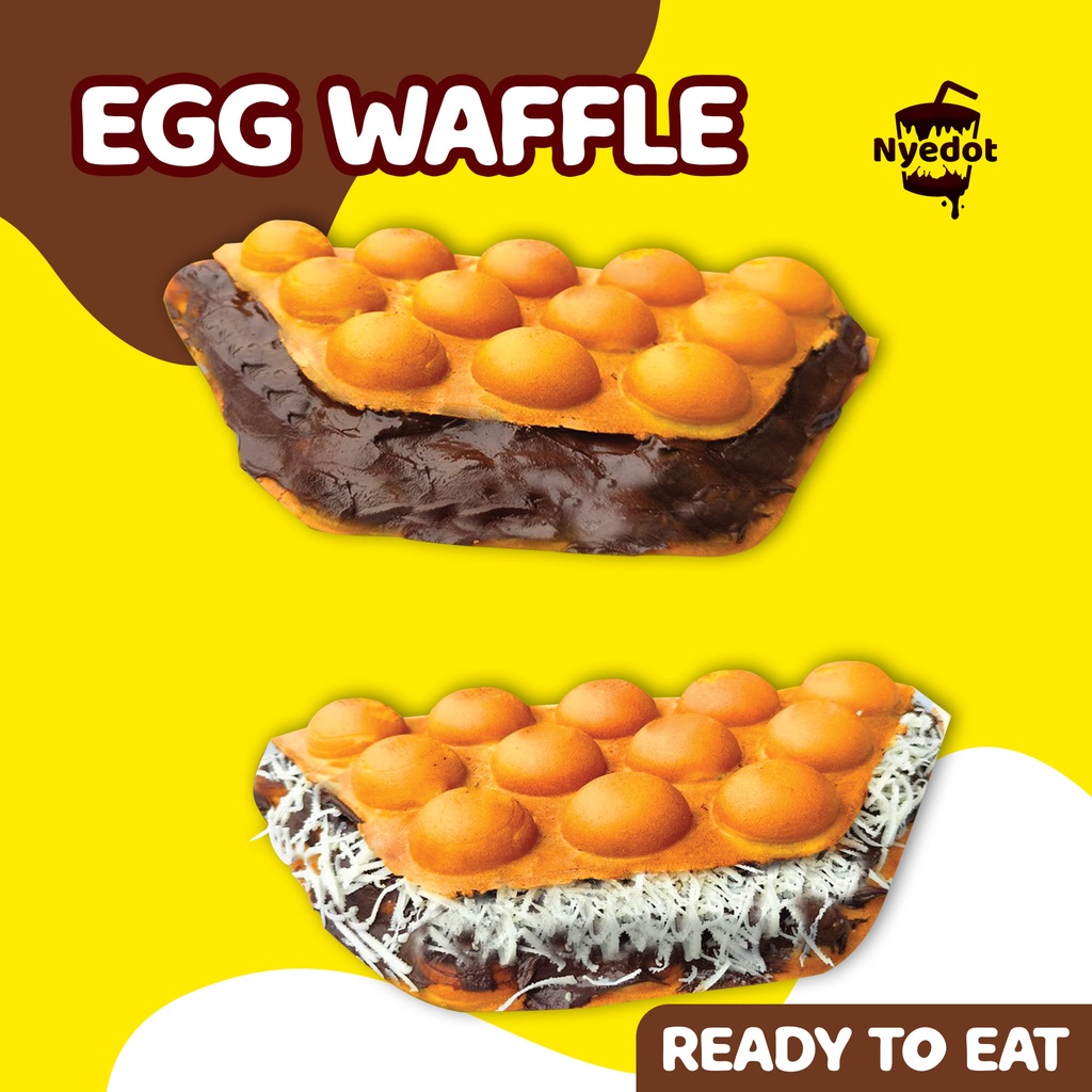 Jual Egg Waffle - Bubble waffle Nyedot All Varian - Nyedot kutisari ...