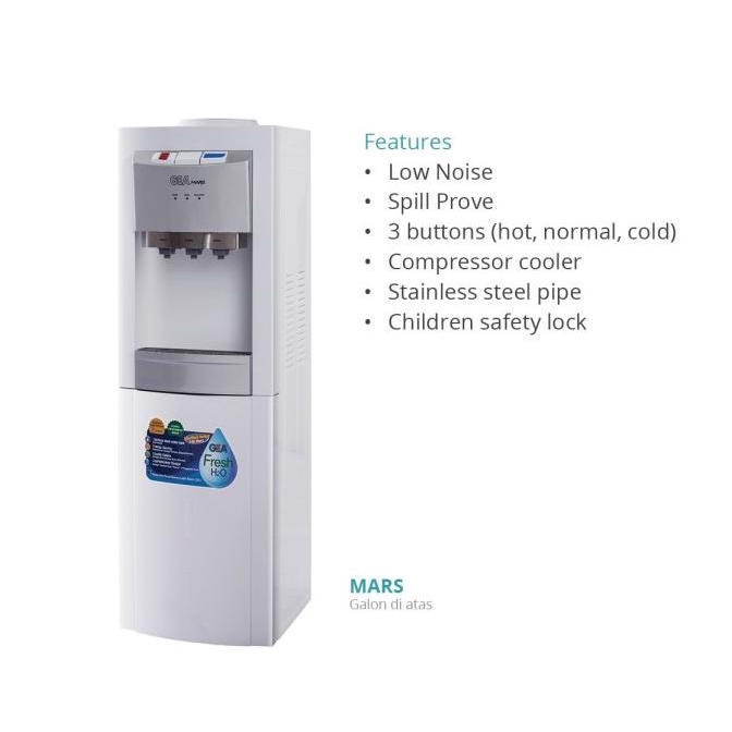 Jual GEA MARS Water Dispenser Galon atas | Shopee Indonesia