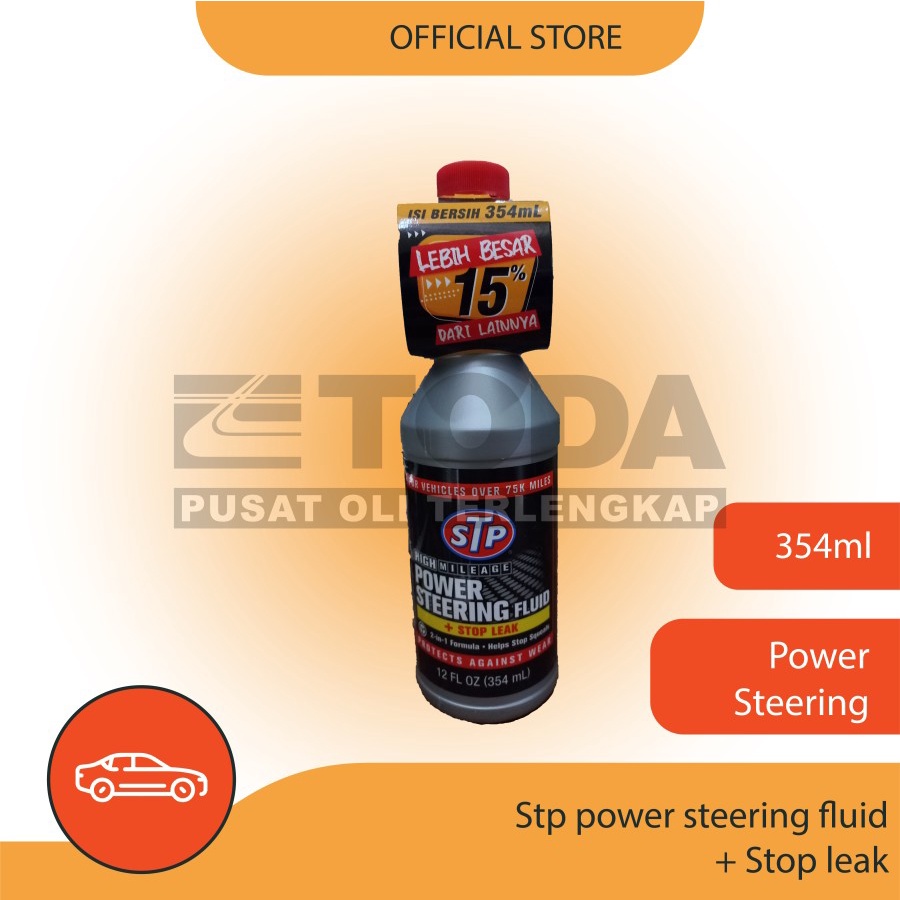 Jual STP Power Steering Fluid + Stop Leak 354ml Original Anti Bocor | Shopee Indonesia