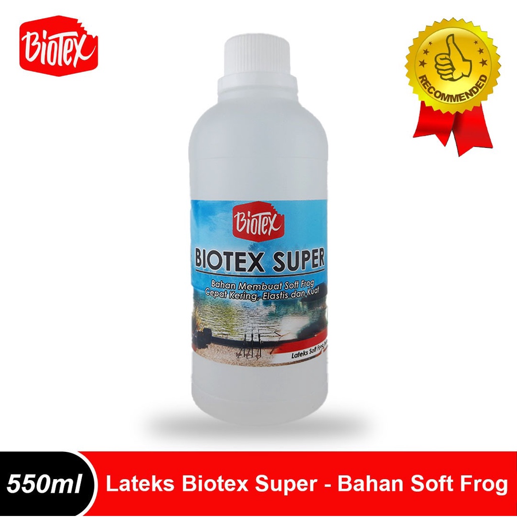 Jual Lateks Biotex Super Bahan Bikin Soft Frog 550 Ml | Shopee Indonesia