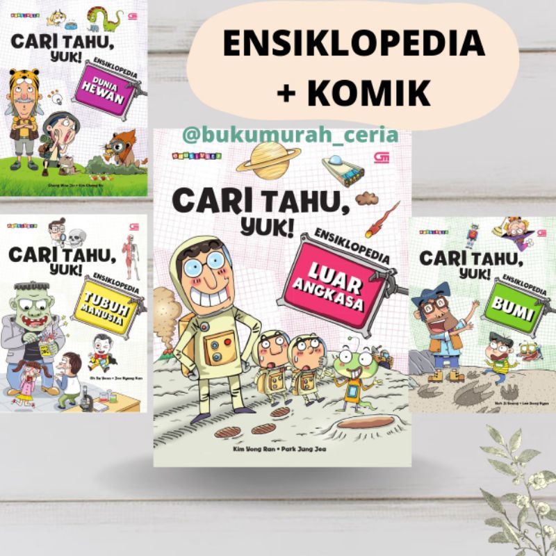 Jual ORI & NEW Komik Edukasi Science Quiz Abrakadabra Blusukan Di Bumi ...