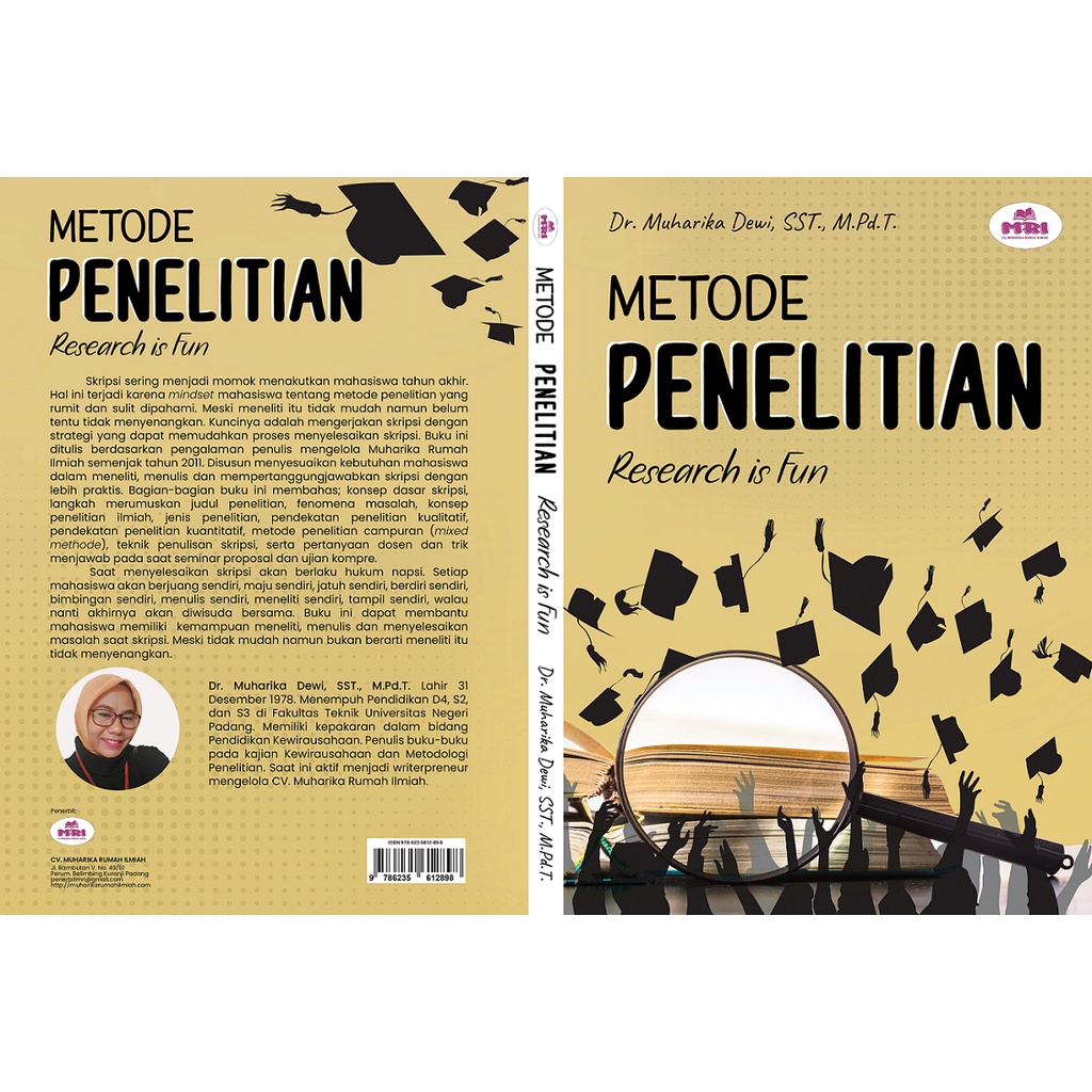 Jual Buku METODE PENELITIAN Research Is Fun_Pengarang Dr. Muharika Dewi ...