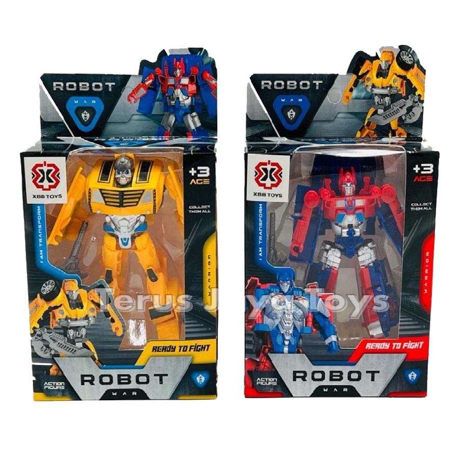 Jual Mainan Robot Transformer Optimus Dan Bumble Bee (6 Karakter) 339 ...