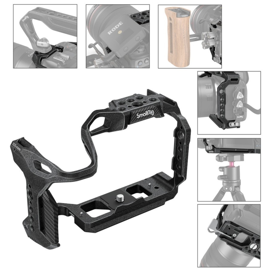 Jual SmallRig Canon EOS R5 & R5C & R6 Black Mamba Full Camera Cage |SM ...